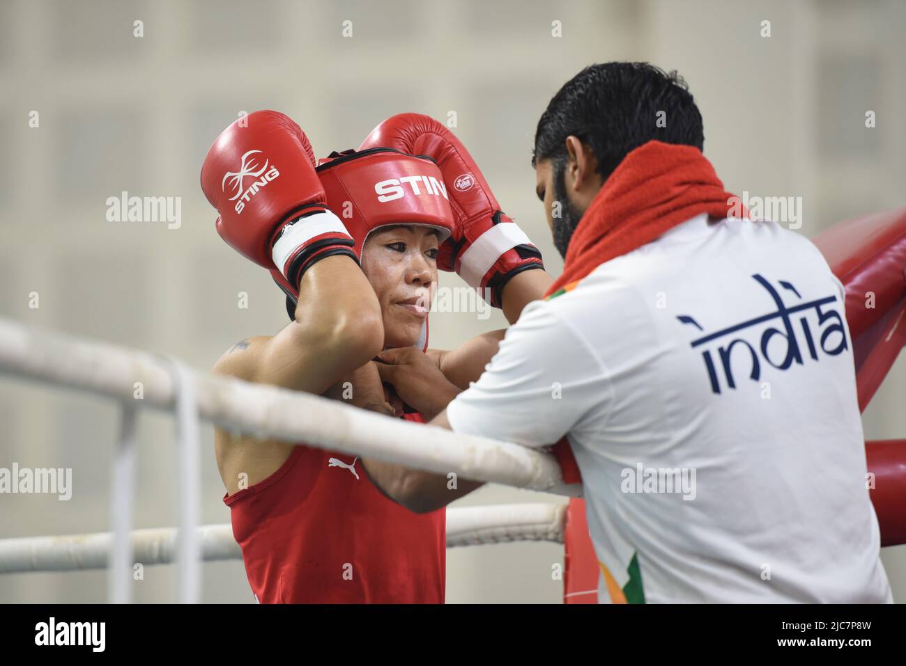 Mary kom boxing hi-res stock photography and images - Alamy