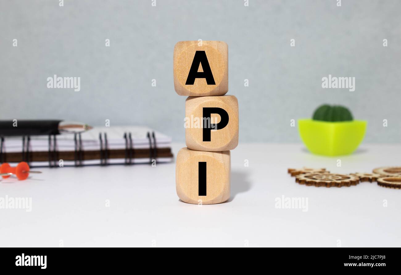 Colorful alphabet blocks. Academic Performance Index API Stock Photo ...