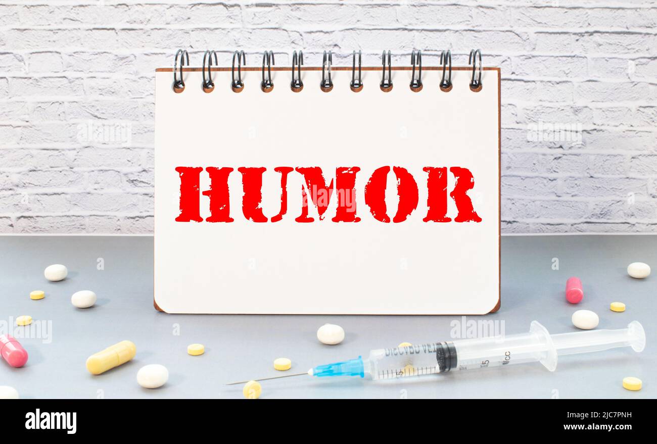 Humor Word Written on white card, business concept Stock Photo - Alamy
