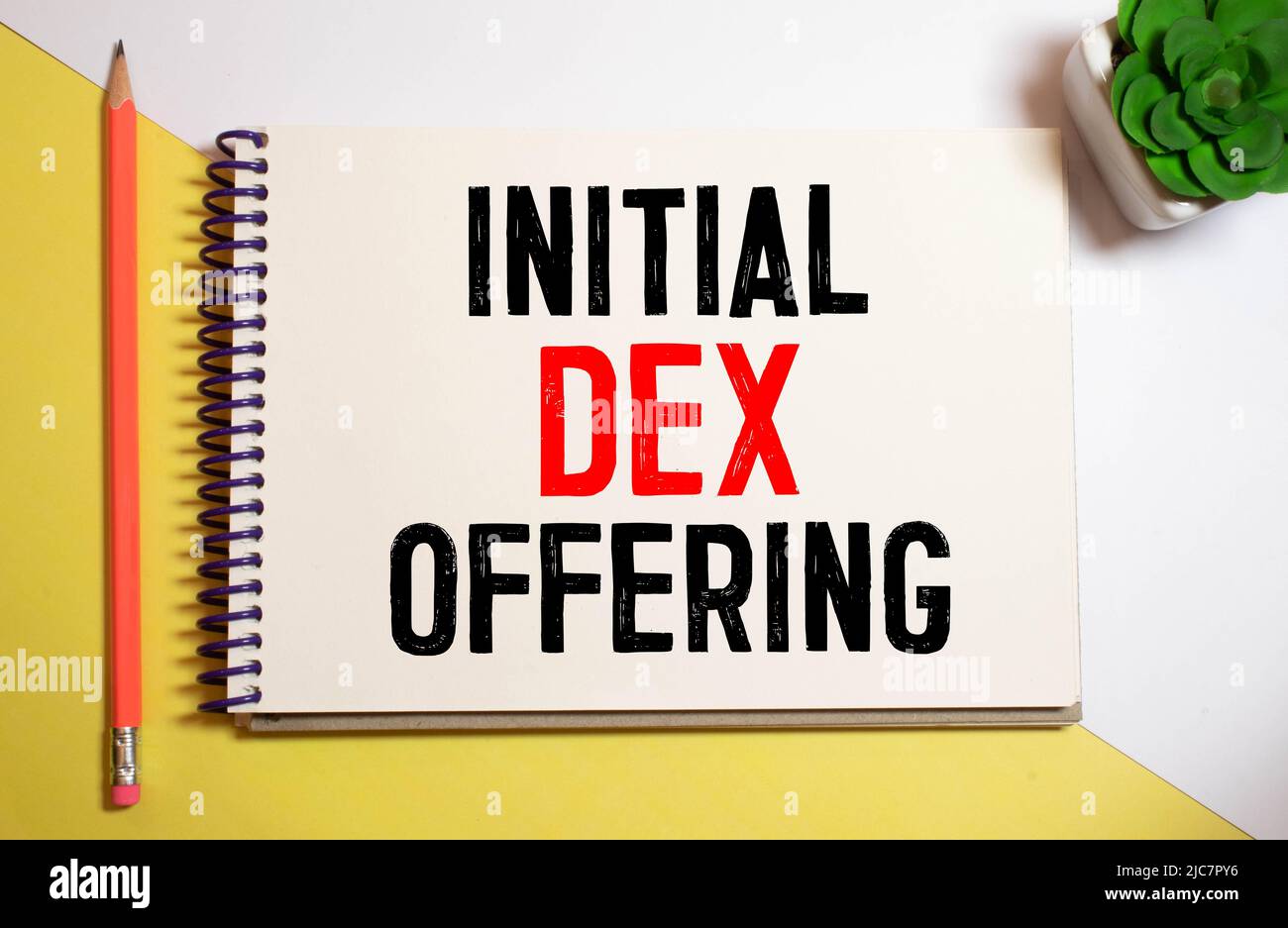 Concept ido or Initial DEX Offering with abstract icons Stock Photo - Alamy