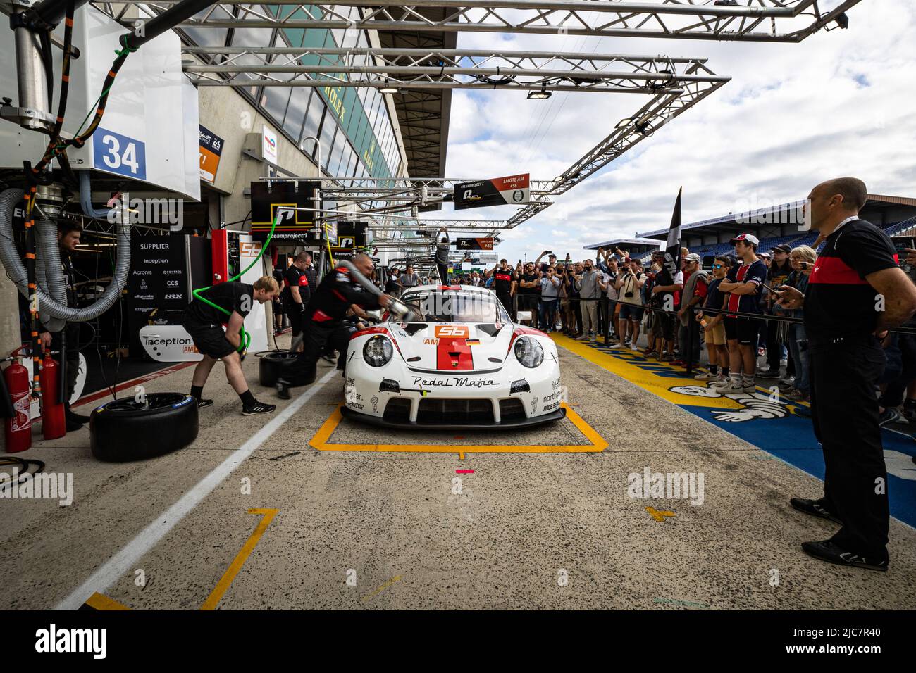 Le Mans, France. 10th June, 2022. 56 IRIBE Brendan (usa), MILLROY Ollie ...