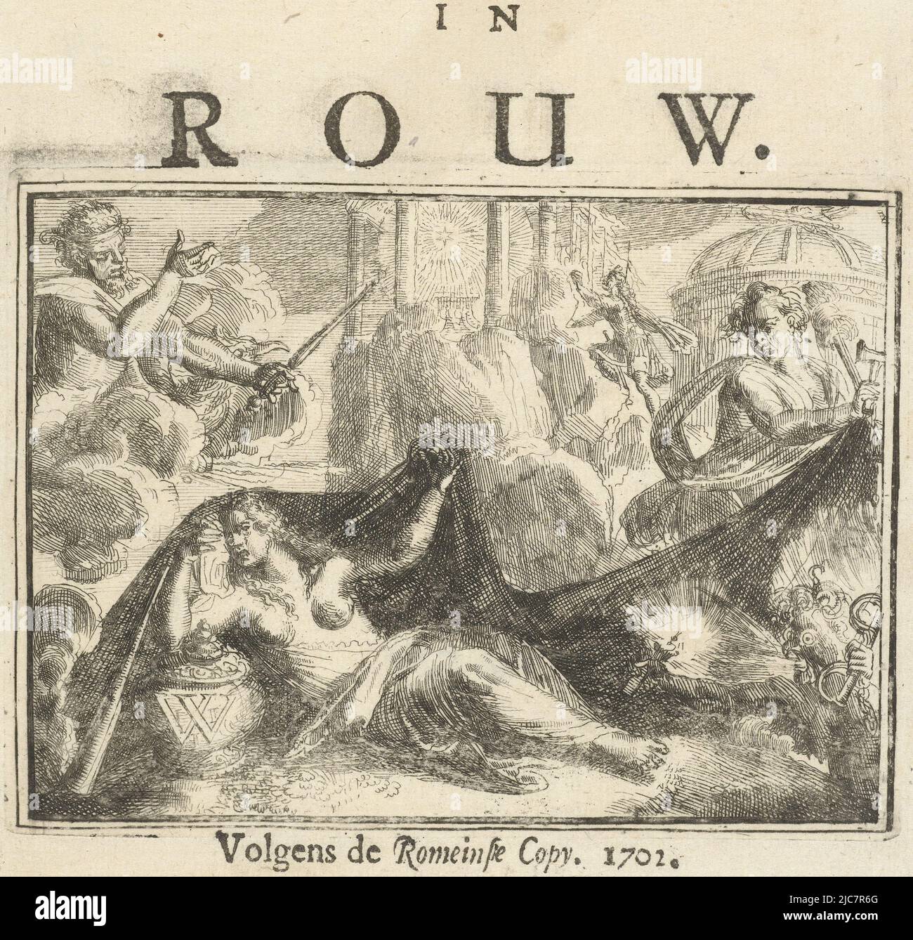 Title page for the pamphlet: Europe in Mourning, 1702. Europe mourning ...