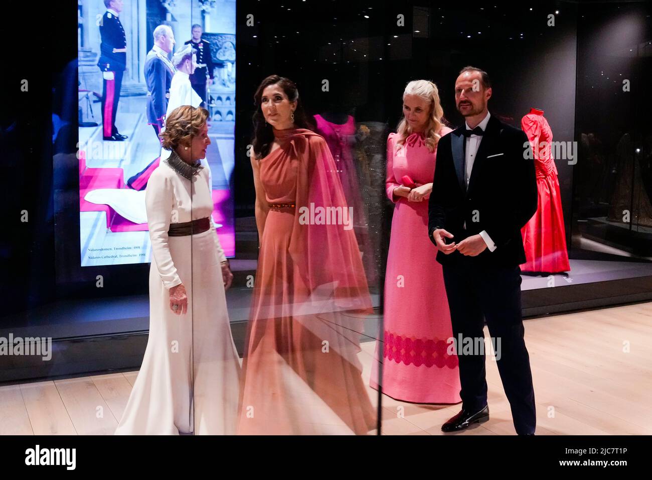 Oslo 20220610.Crown Princess Mary of Denmark, Queen Sonja, Crown Prince Haakon and Crown ...