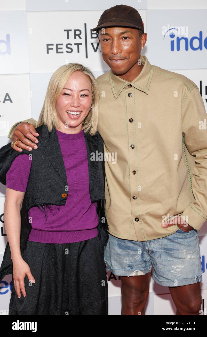 New York, NY, USA. 10th June, 2022. Minya Oh, Pharrell Williams at ...