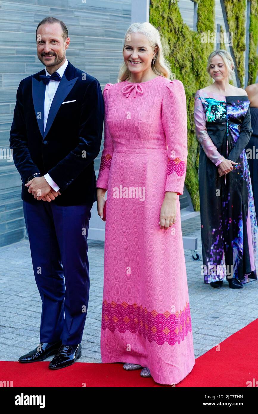 Oslo 20220610.Crown Prince Haakon and Crown Princess Mette-Marit will attend an official dinner ...
