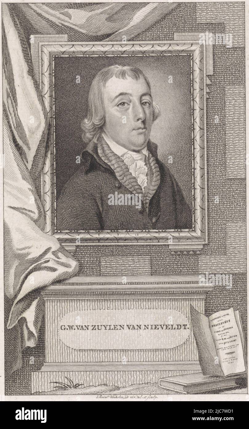 Portrait of gerrit willem van zuylen van nievelt hi-res stock ...