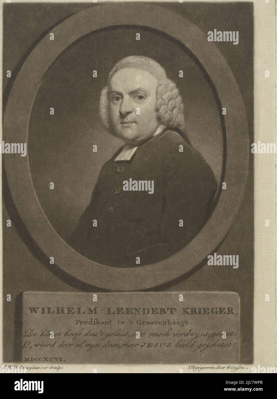 Minister wilhelm leendert krieger hi-res stock photography and images ...