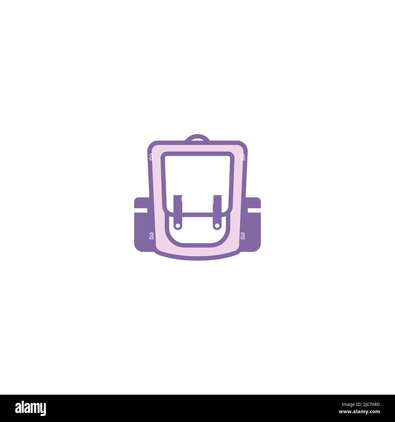 Backpack filled line icon. linear style sign for mobile concept and web ...