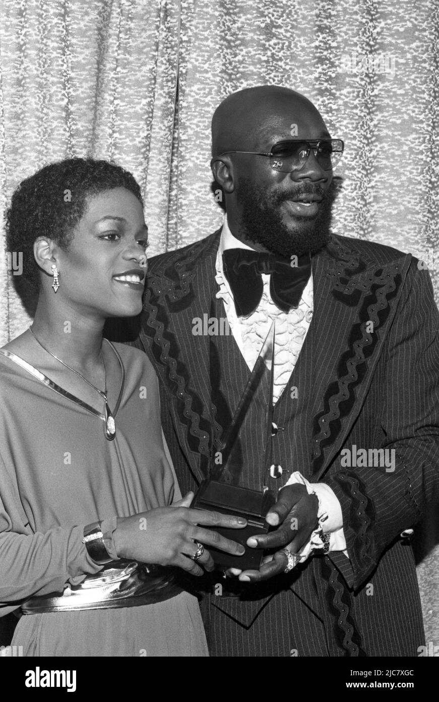 Evelyn 'Champagne' King and Isaac Hayes at the 1979 American Music ...