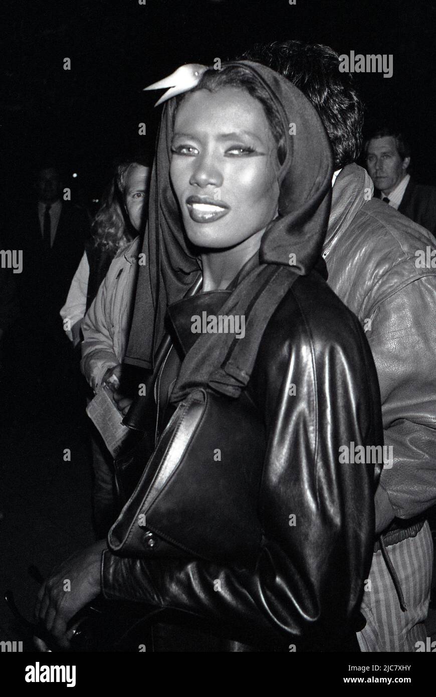 Grace Jones Circa 1980's Credit: Ralph Dominguez/MediaPunch Stock Photo - Alamy