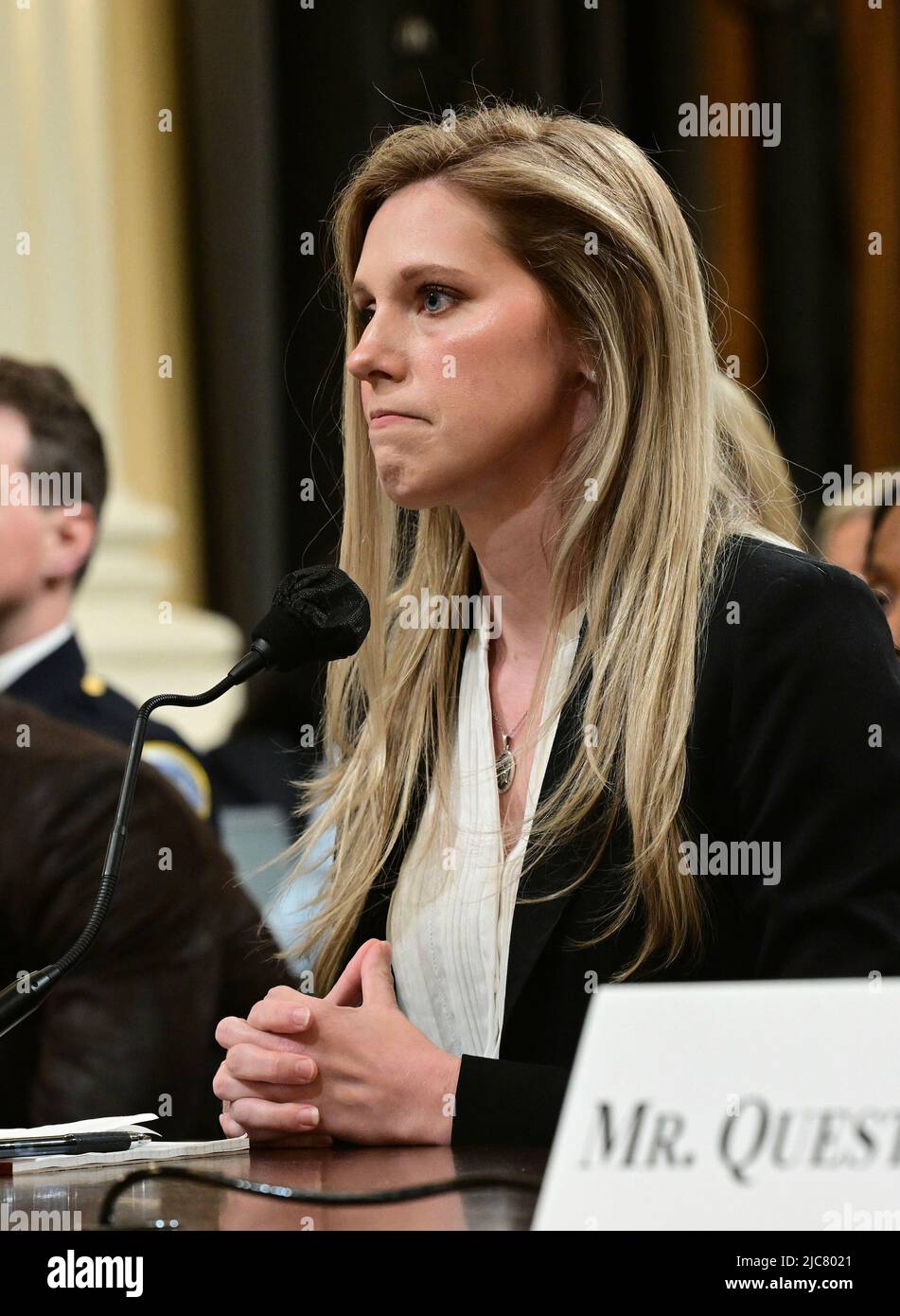 United States Capitol Police Officer Caroline Edwards testifies before ...