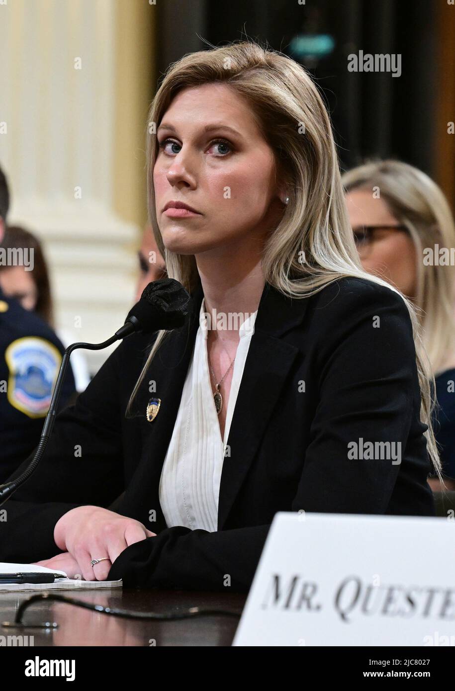 United States Capitol Police Officer Caroline Edwards testifies before ...
