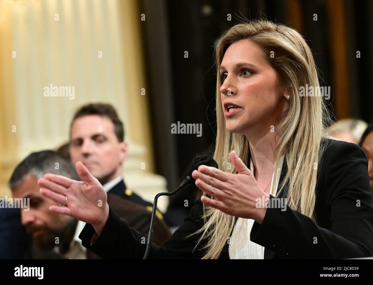 United States Capitol Police Officer Caroline Edwards testifies before ...