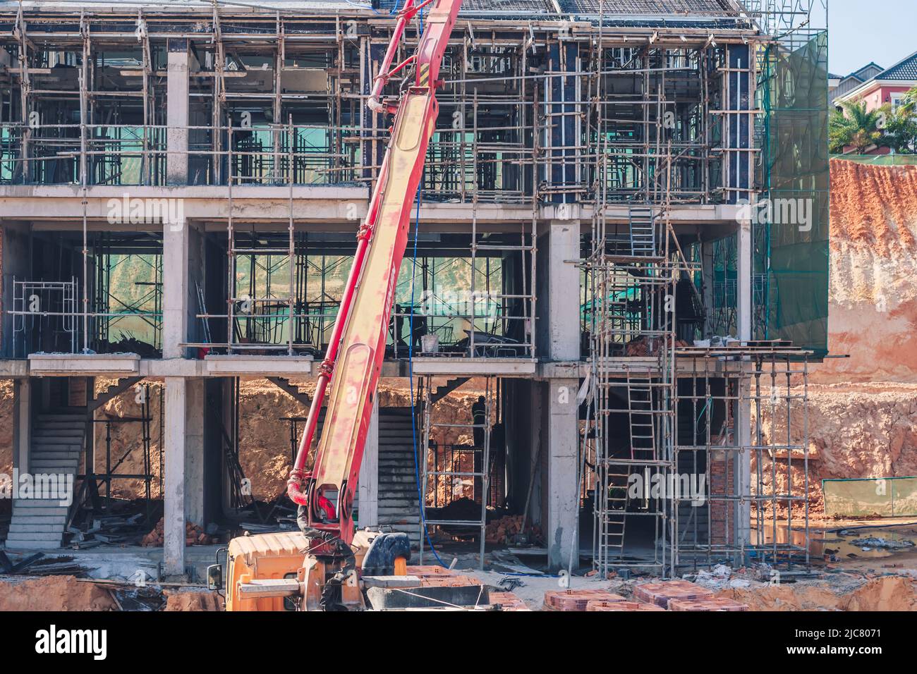 Concrete Building Construction Process