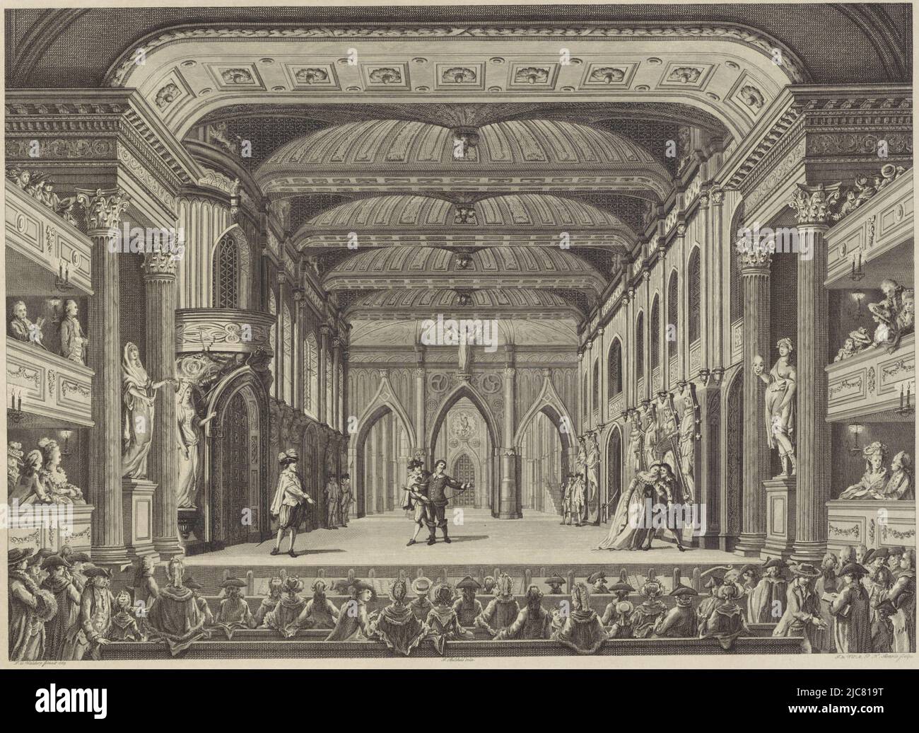 Gothic palace stage sets hi-res stock photography and images - Alamy