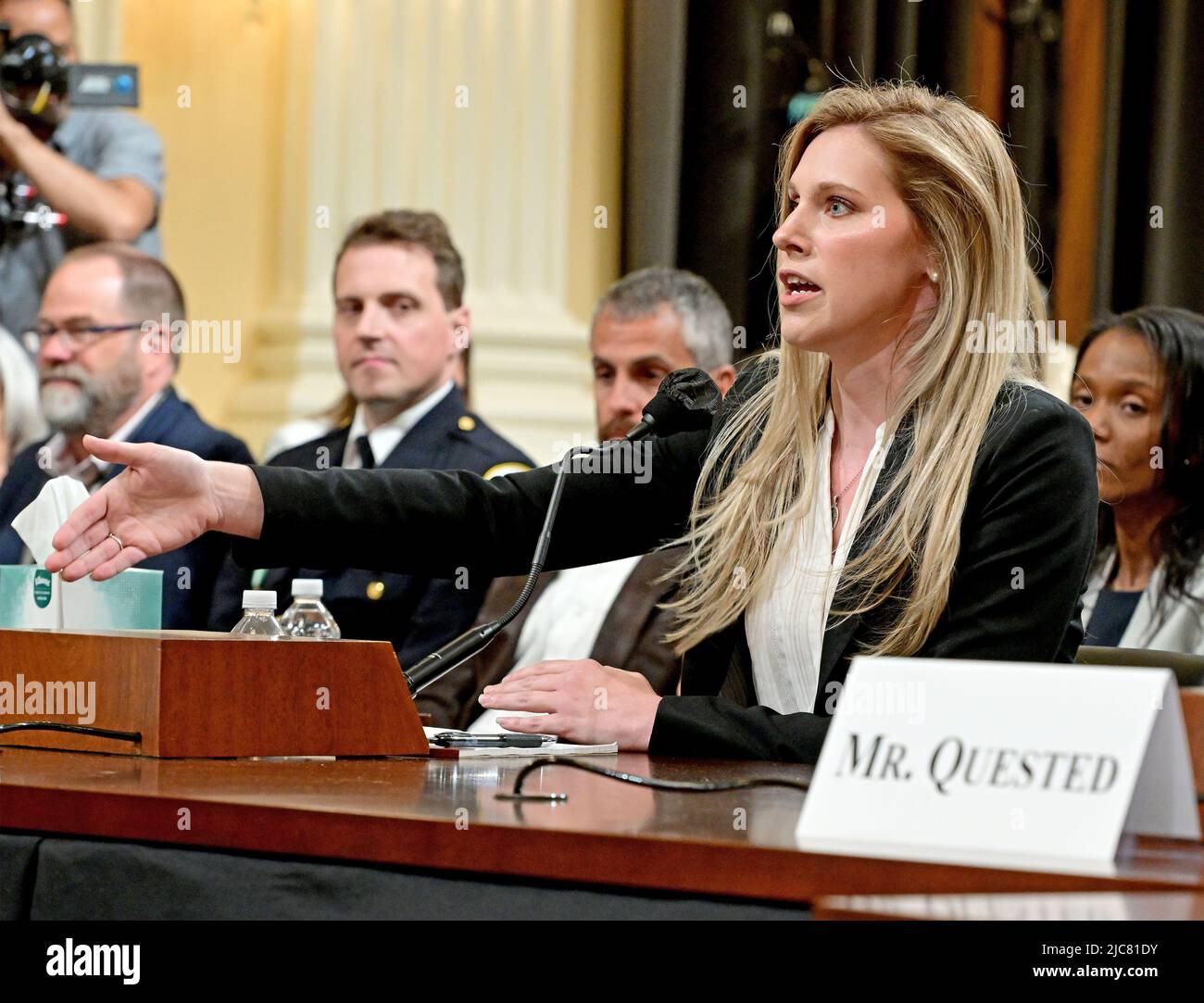 United States Capitol Police Officer Caroline Edwards testifies before ...