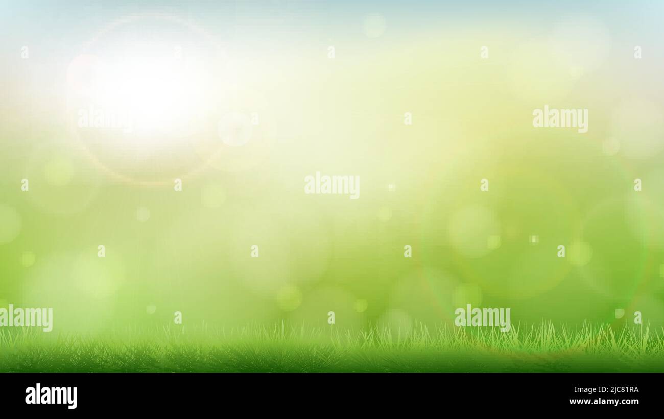Lawn sky backdrop Stock Vector Images - Alamy