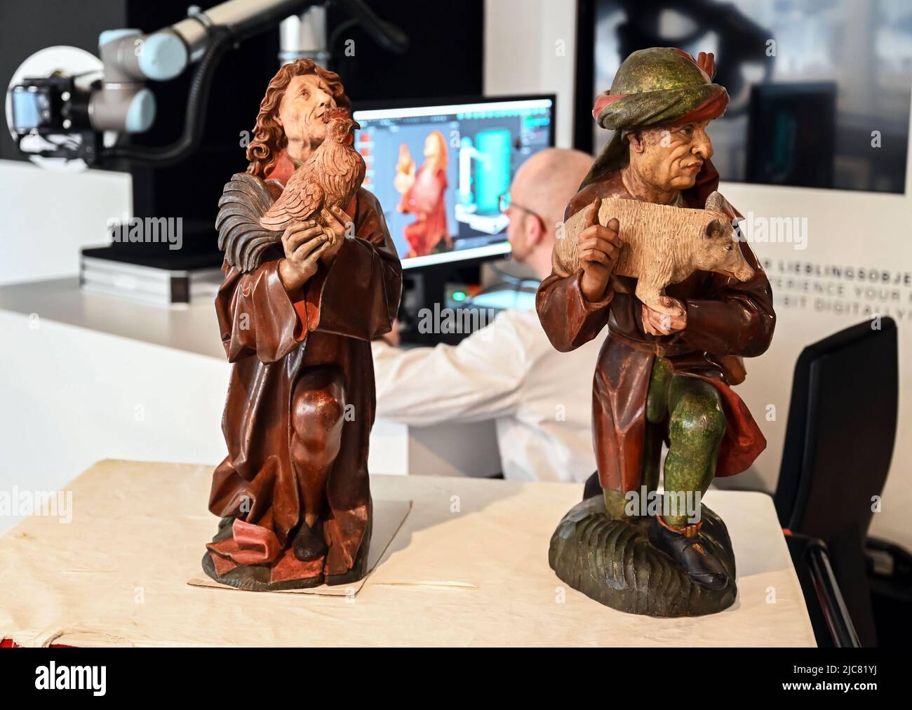 Karlsruhe, Germany. 10th June, 2022. In the Baden State Museum, the ...