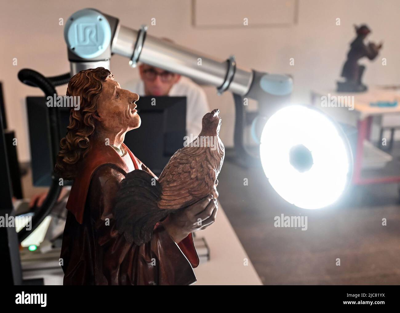 Karlsruhe, Germany. 10th June, 2022. In the Baden State Museum, the ...