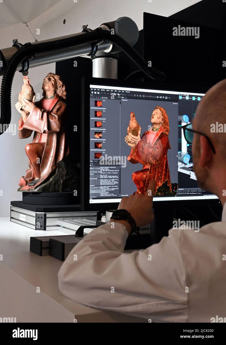 Karlsruhe, Germany. 10th June, 2022. In the Baden State Museum, the ...