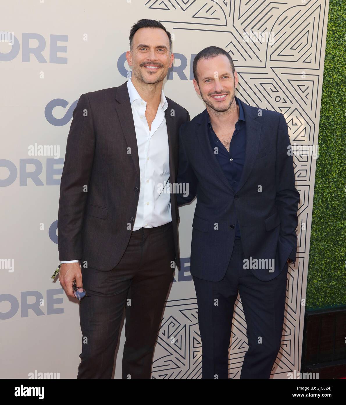 Hollywood, USA. 10th June, 2022. Cheyenne Jackson, Jason Landau arrives ...