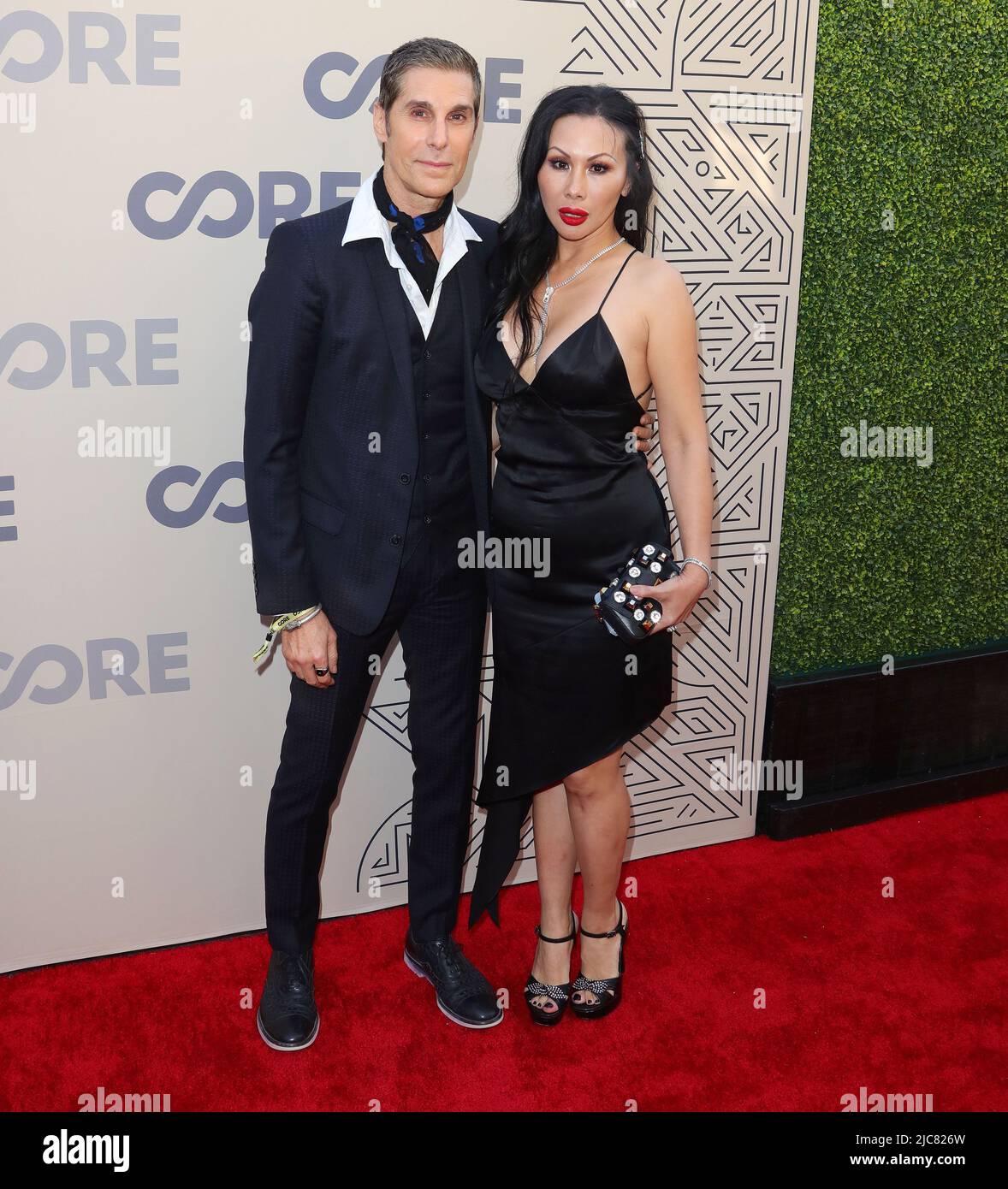 Perry Farrell, Etty Lau Farrell arrives at CORE Co-Founders Sean Penn ...