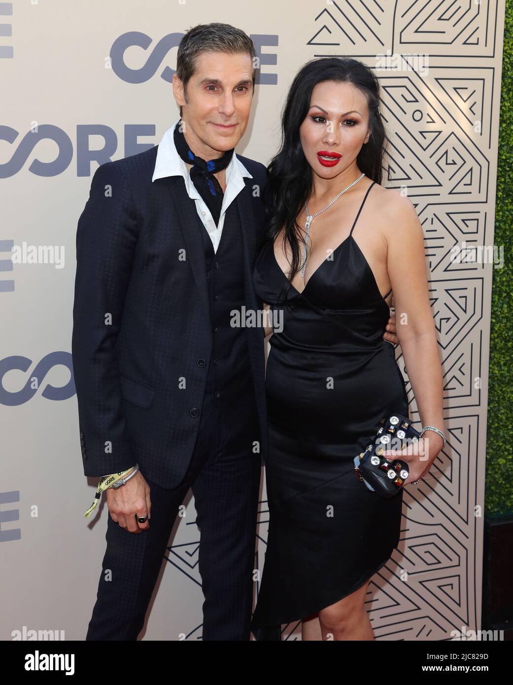 Hollywood, USA. 10th June, 2022. Perry Farrell, Etty Lau Farrell ...