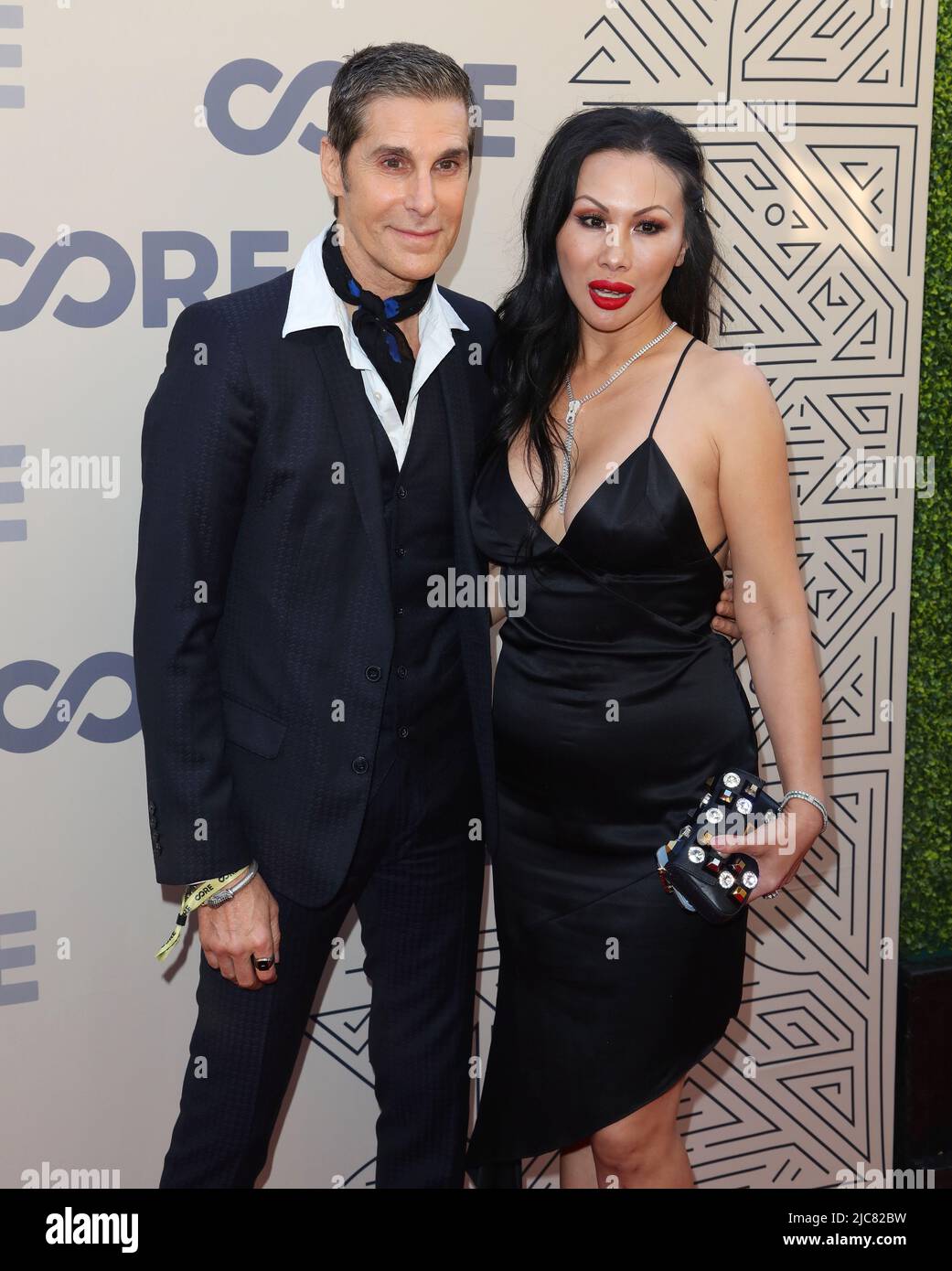 Perry Farrell, Etty Lau Farrell arrives at CORE Co-Founders Sean Penn ...