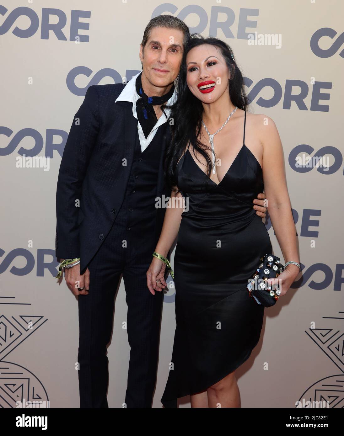 Perry Farrell, Etty Lau Farrell arrives at CORE Co-Founders Sean Penn ...