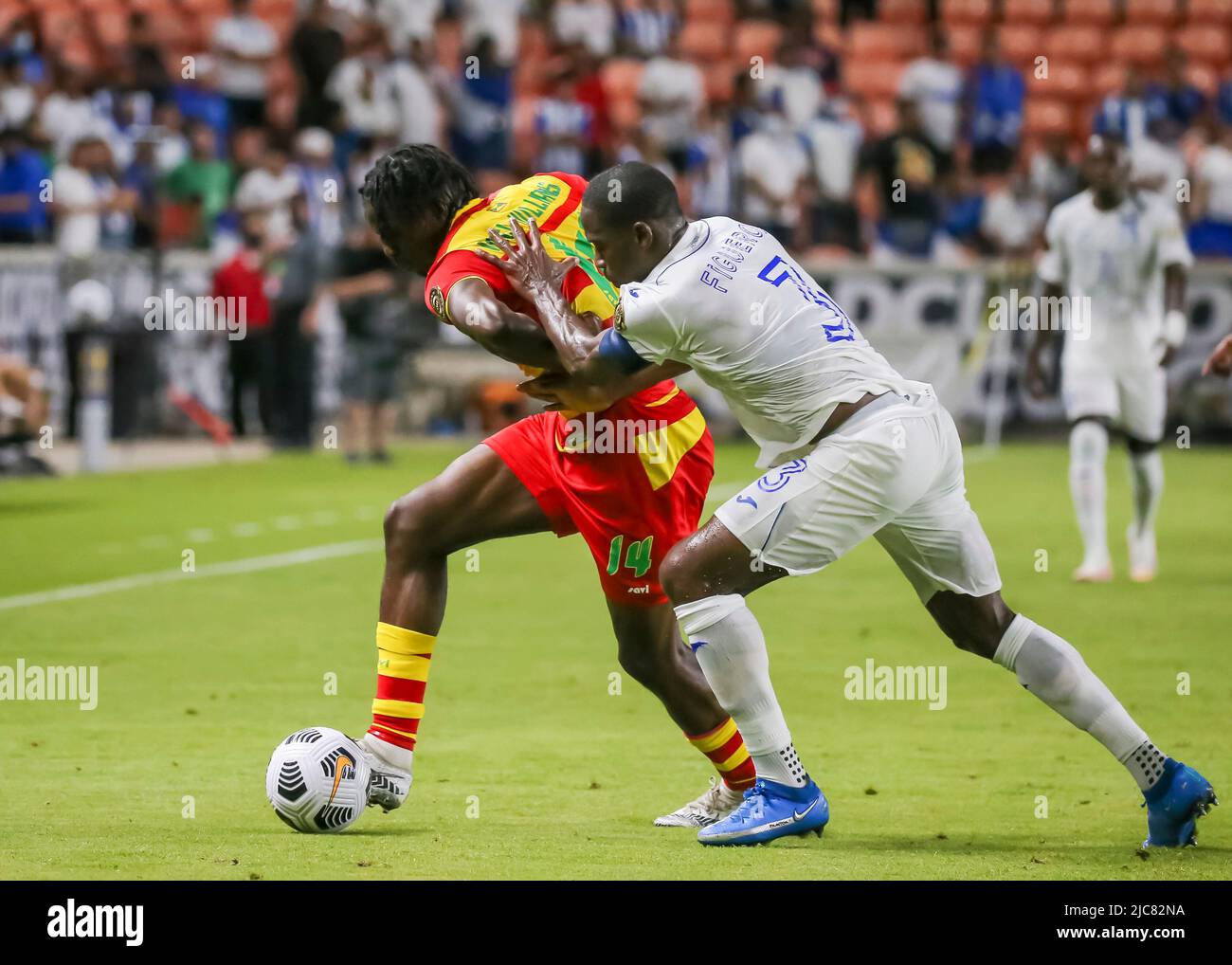 July 14, 2021, Houston, TX, USA: HOUSTON, TX - JULY 13: Honduras ...