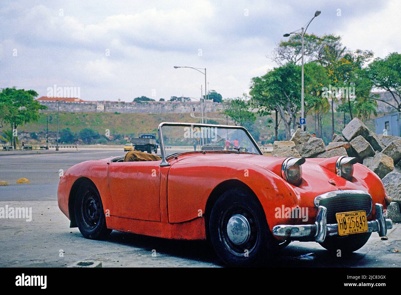 American classic car at Havana, Cuba, Caribbean Stock Photo - Alamy