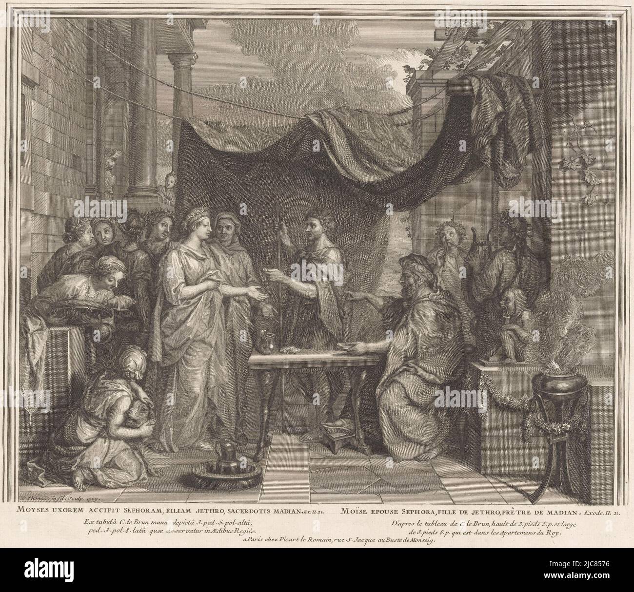 The marriage of moses and sephora hi-res stock photography and images ...