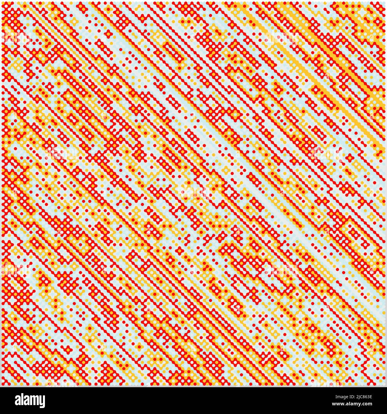 Random color rounded truchet tiling illustration Stock Vector Image ...