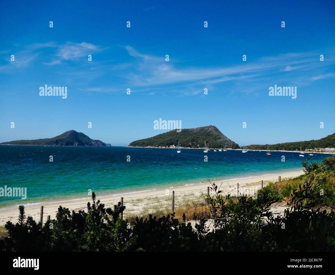 Port Stephens Bay Stock Photo - Alamy