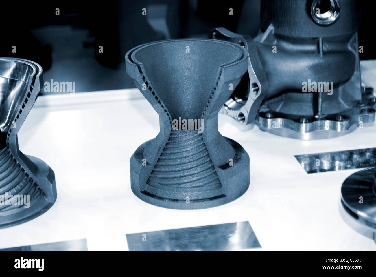 Model object of a large industrial part printed on a 3D printer from ...