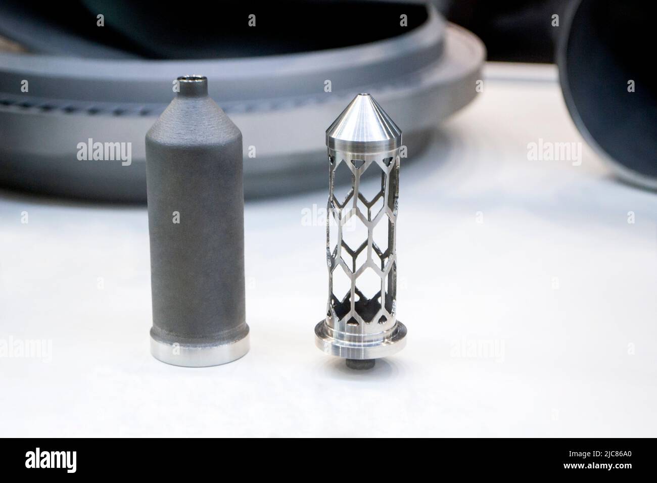 Model object of a large industrial part printed on a 3D printer from ...