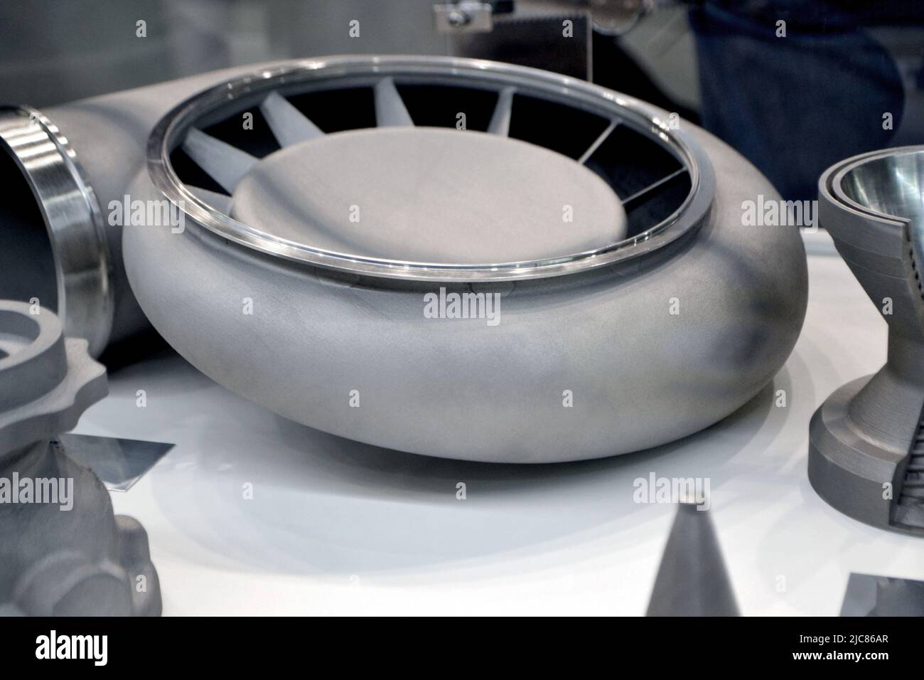 Model object of a large industrial part printed on a 3D printer from ...