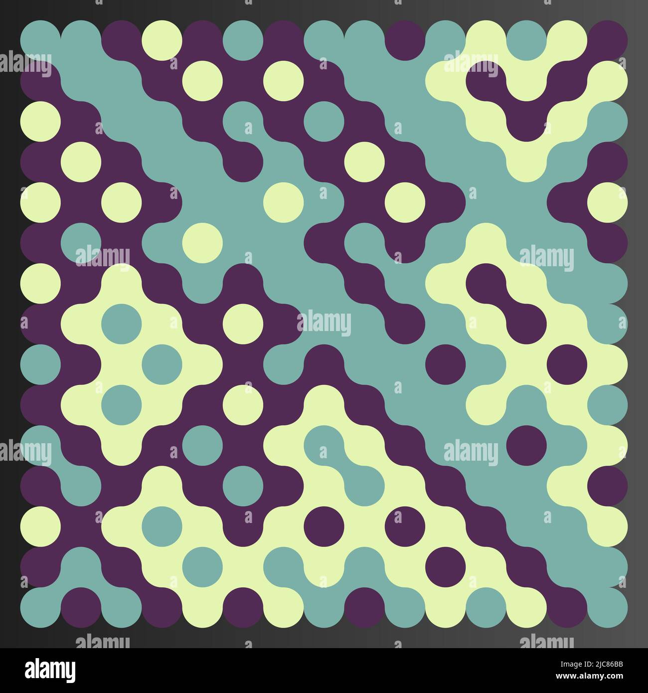 Random color rounded truchet tiling illustration Stock Vector Image ...