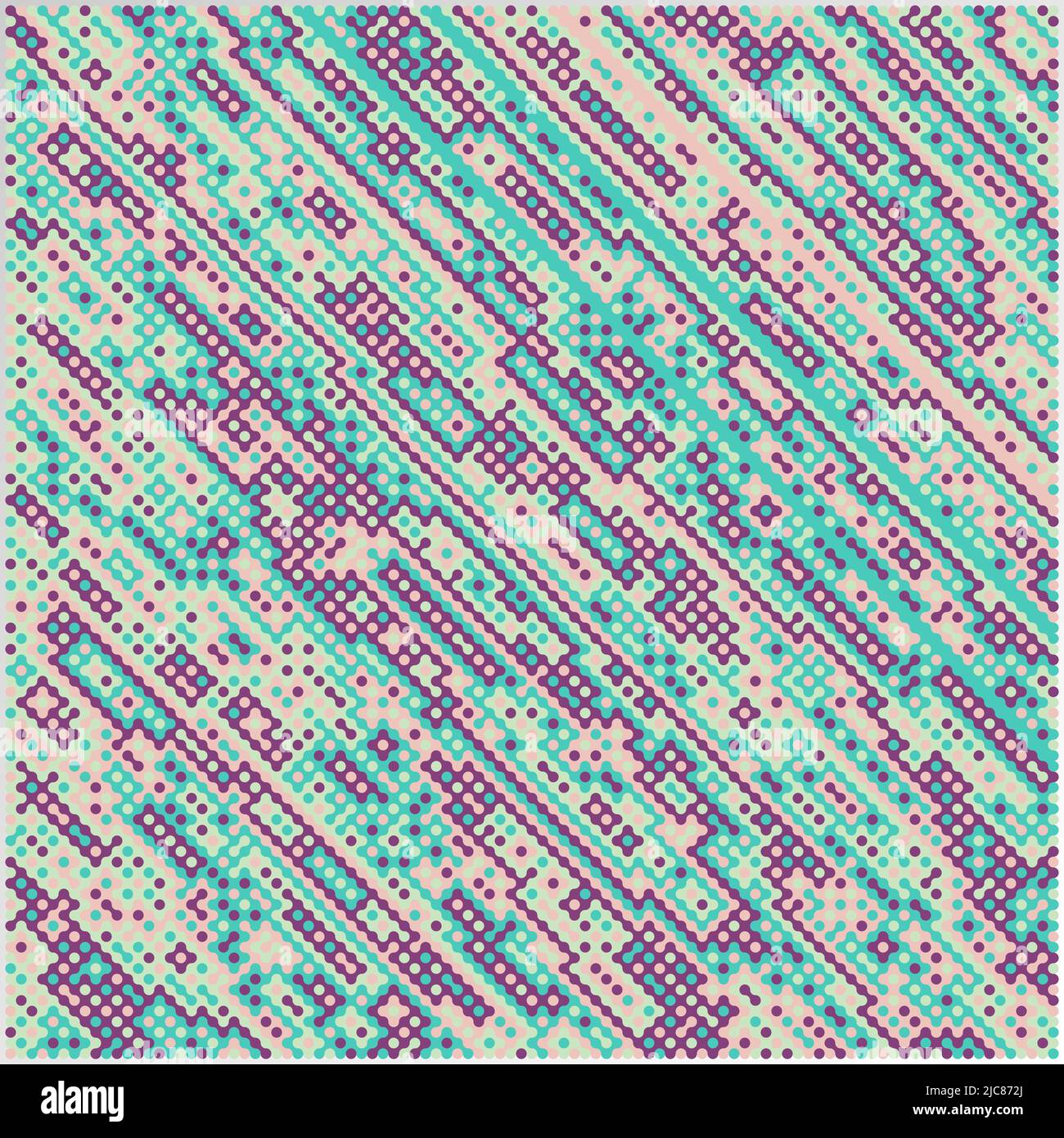 Random color rounded truchet tiling illustration Stock Vector Image ...