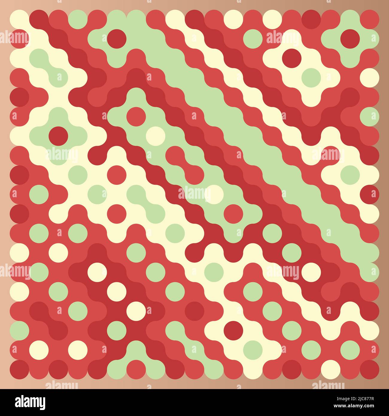 Random color rounded truchet tiling illustration Stock Vector Image ...