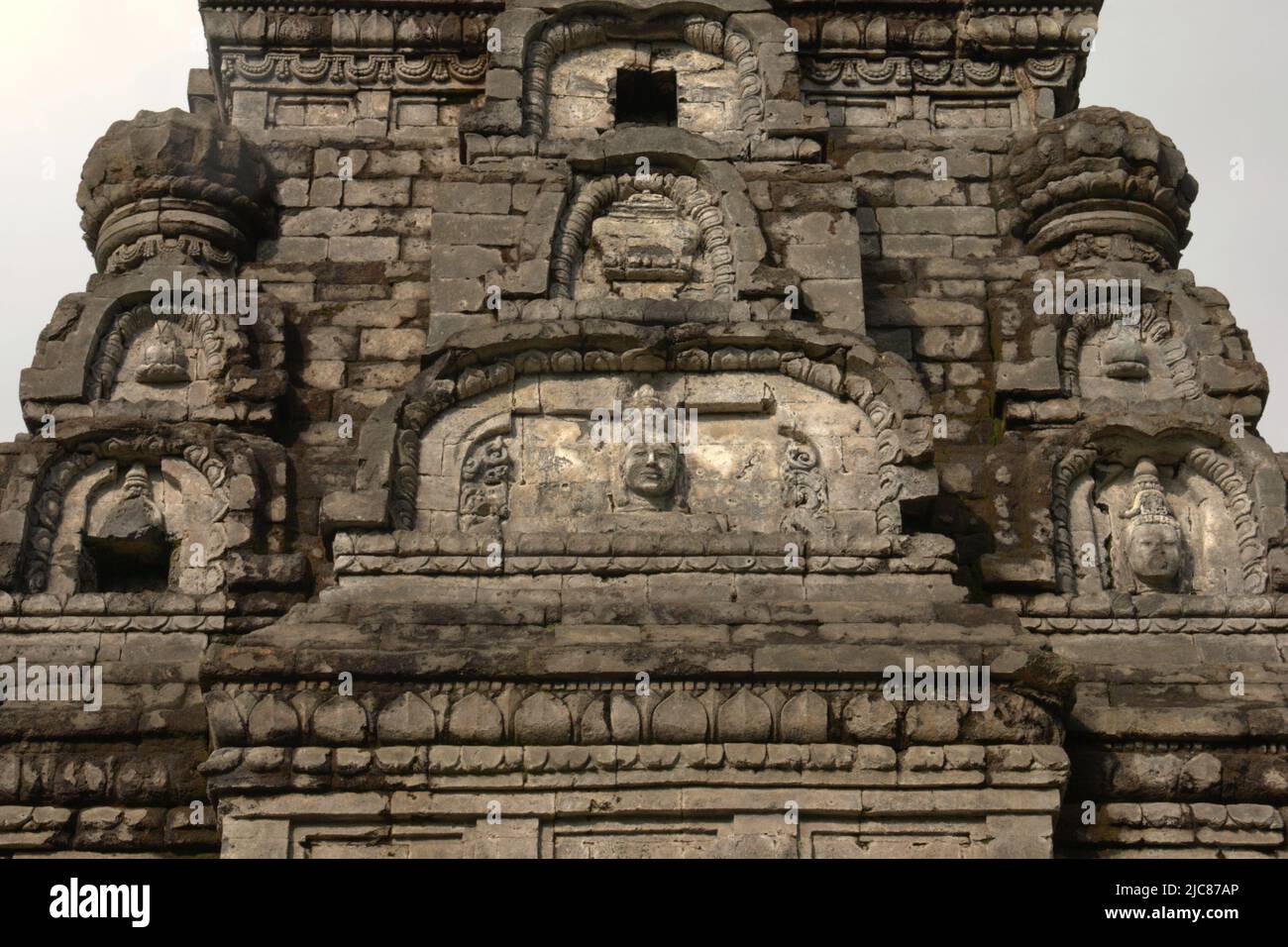 Bima temple, ancient Hindu temple on Dieng plateau, which is ...