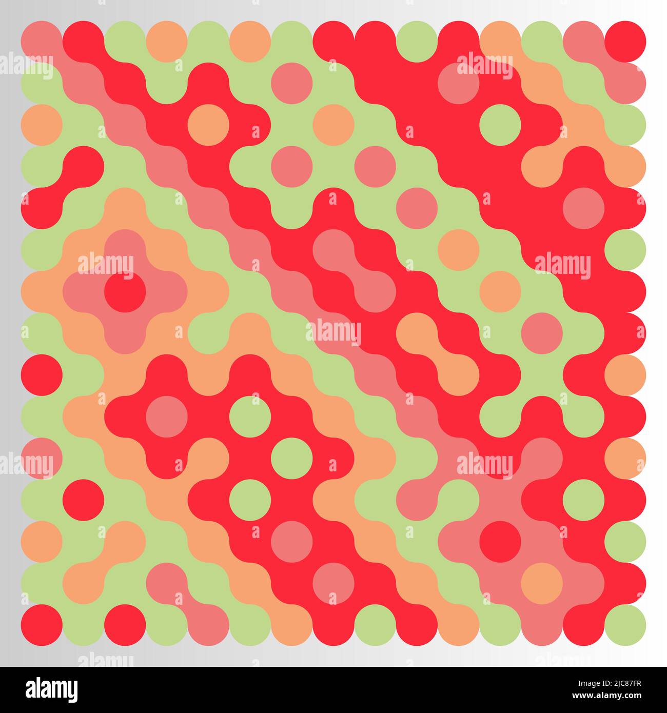 Random color rounded truchet tiling illustration Stock Vector Image ...