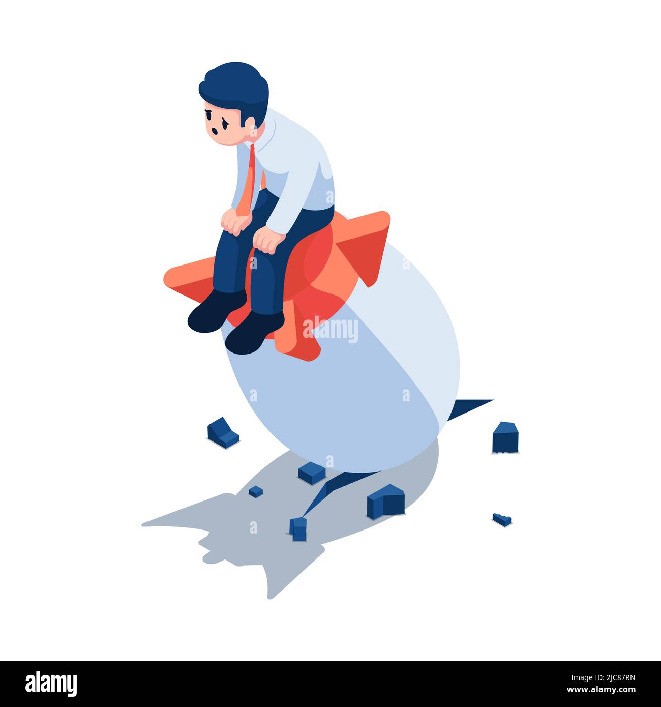 Crashed rocket Stock Vector Images - Alamy