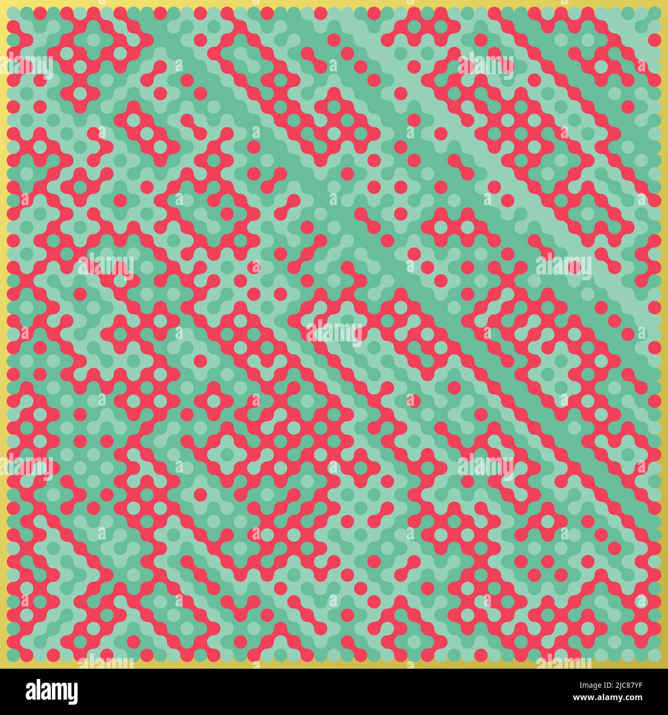 Random color rounded truchet tiling illustration Stock Vector Image ...