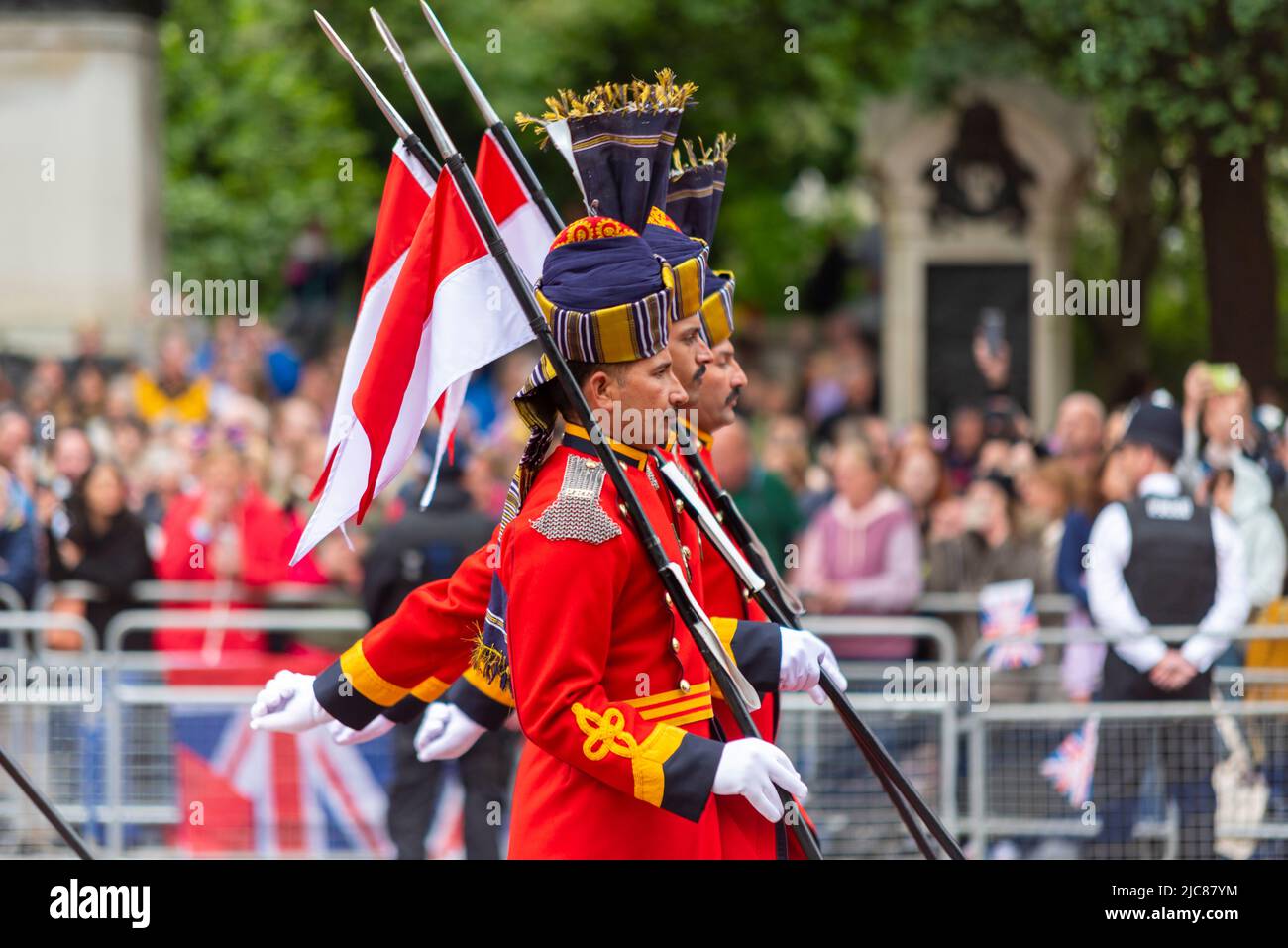 Pakistan presidential guard, marching in the Commonwealth section of ...