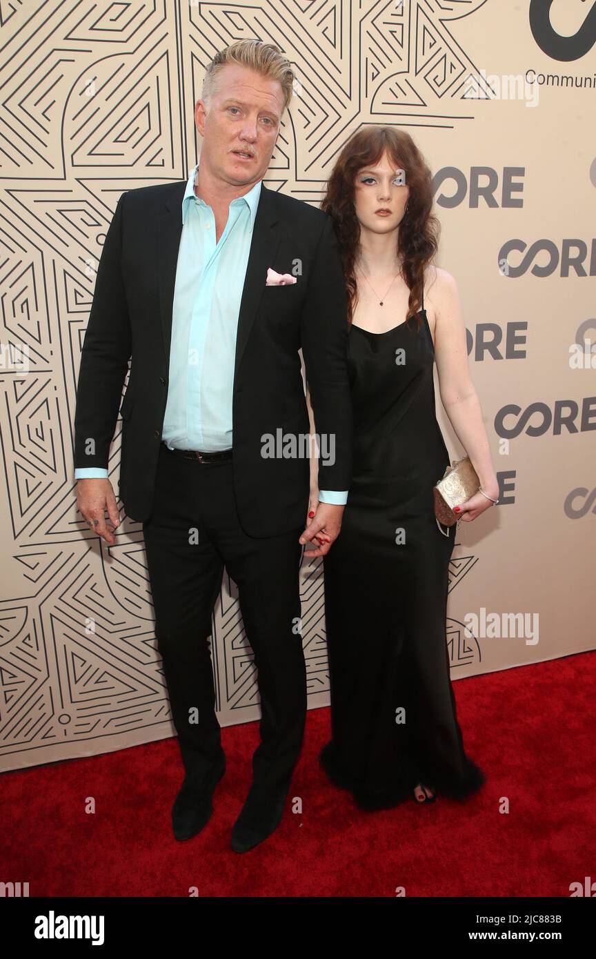 Hollywood, California, USA. 10th June, 2022. Josh Homme, Camille Homme ...