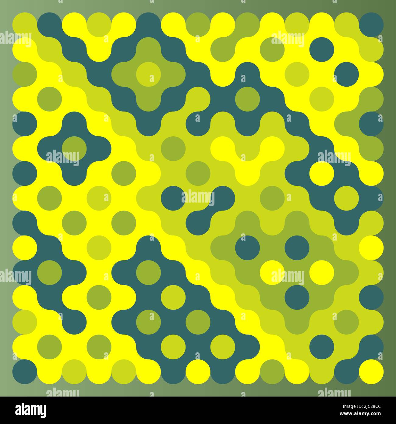 Random color rounded truchet tiling illustration Stock Vector Image ...
