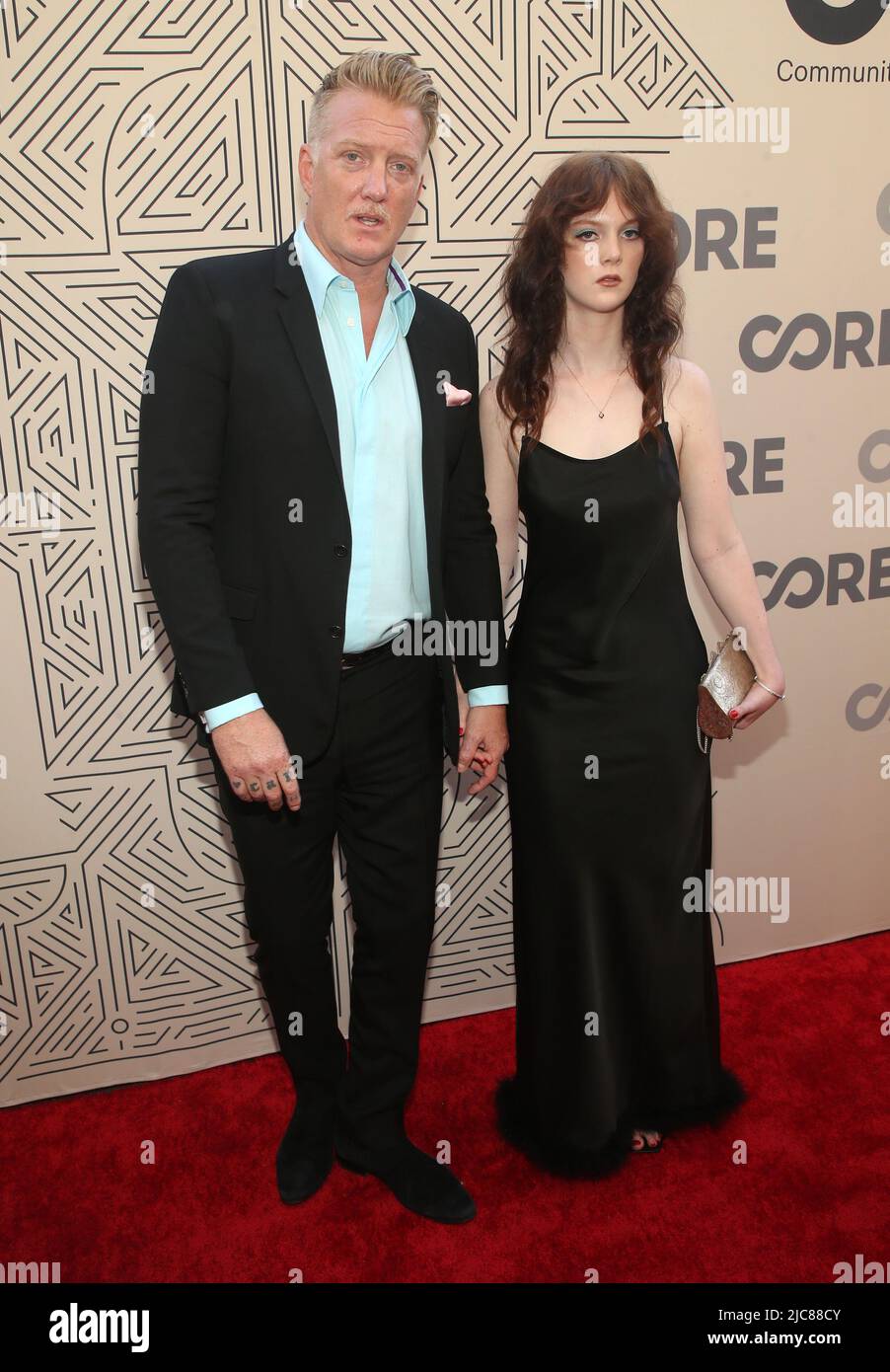 Hollywood, California, USA. 10th June, 2022. Josh Homme, Camille Homme ...