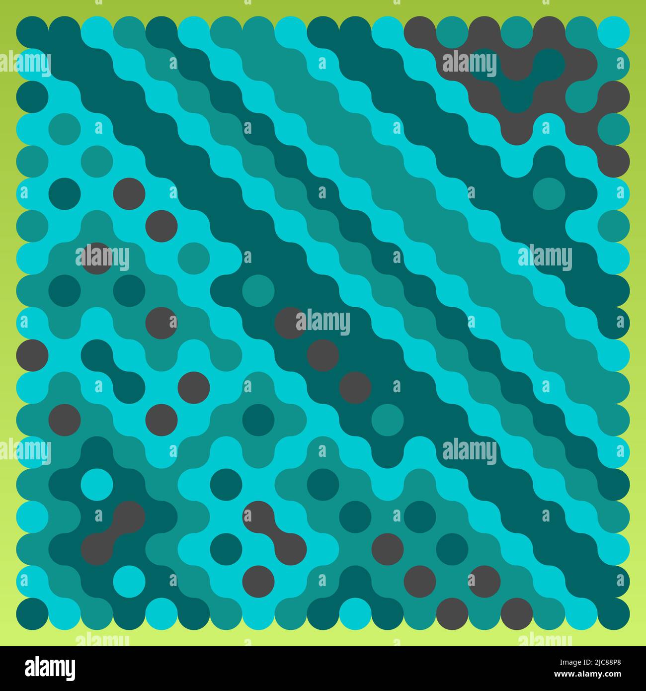 Random color rounded truchet tiling illustration Stock Vector Image ...
