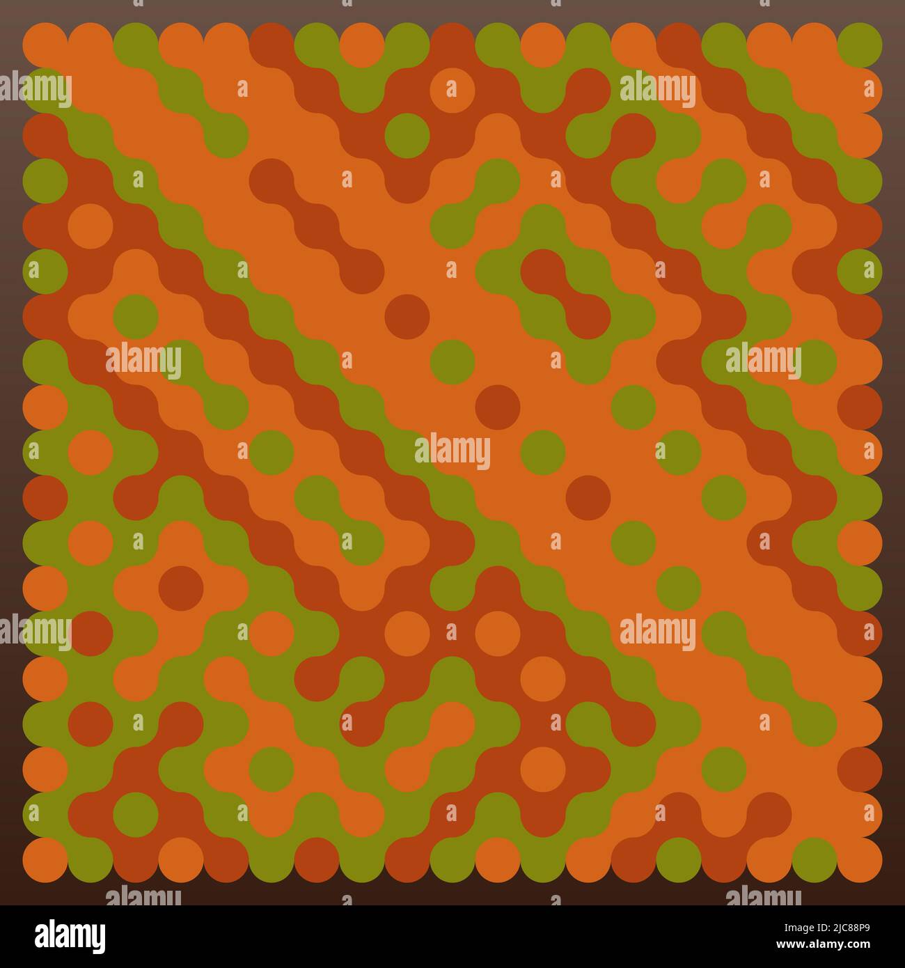 Random color rounded truchet tiling illustration Stock Vector Image ...